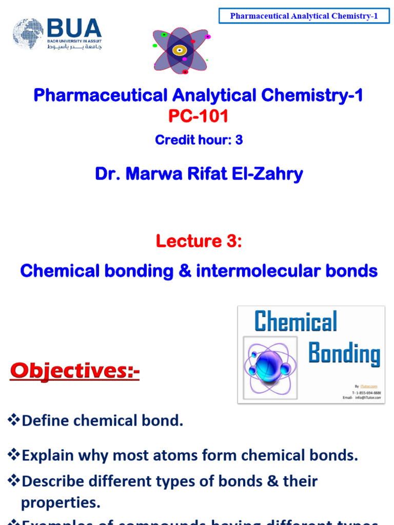 Lecture 3 Chemical Bonding | PDF | Chemical Bond | Ion
