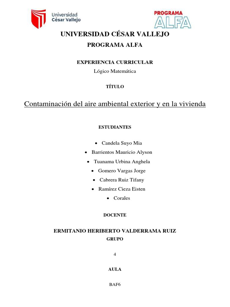 Sesión 03 Informe Parcial Del Proyecto Alfa Emprendedro | PDF | Sustentabilidad | La ...