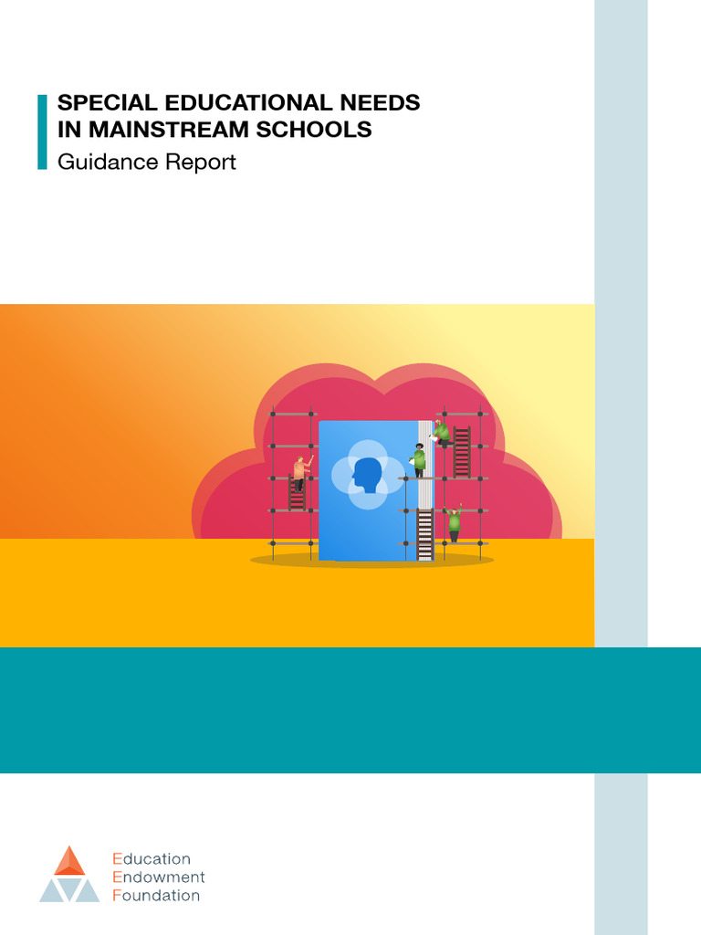 EEF Special Educational Needs in Mainstream Schools Guidance Report ...