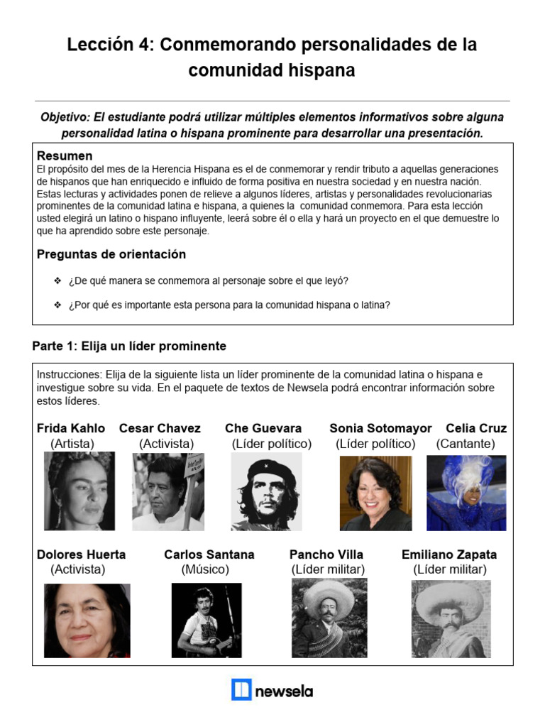 Spanish Hispanic Heritage Month Student Activities Packet 2 | PDF