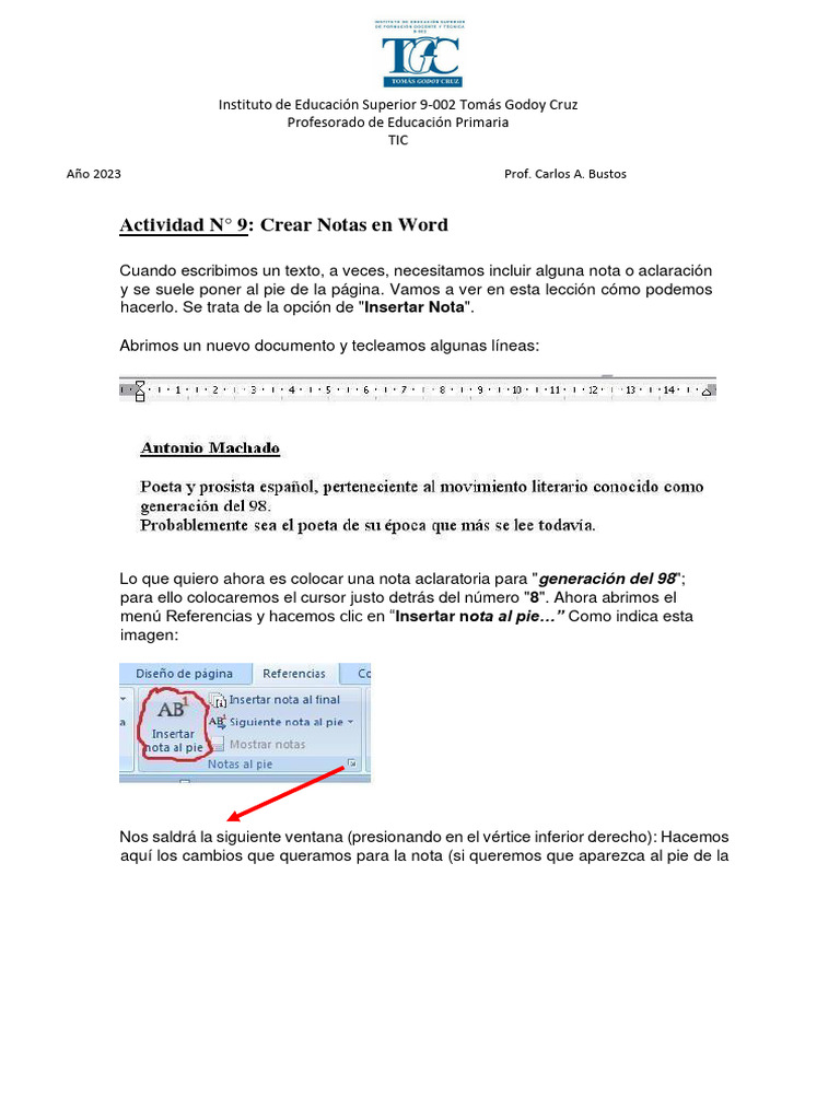 PEP - Actividad Individual Word Parte 4 Final | PDF