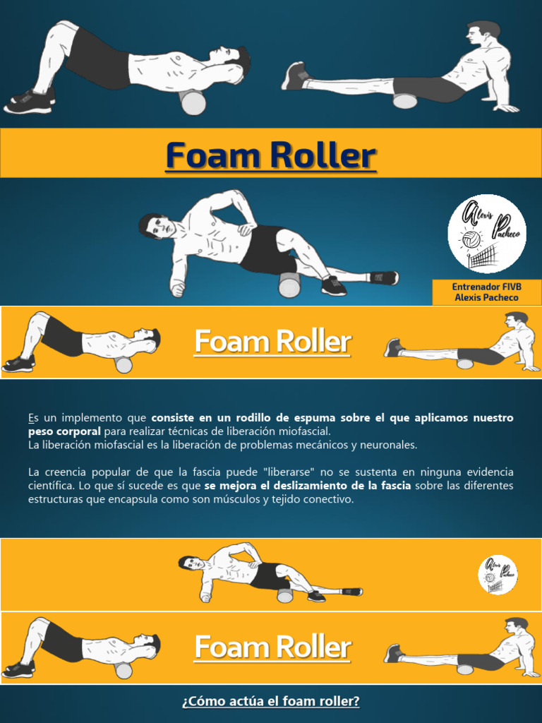 Foam Roller | PDF | Músculo esquelético | Especialidades Medicas
