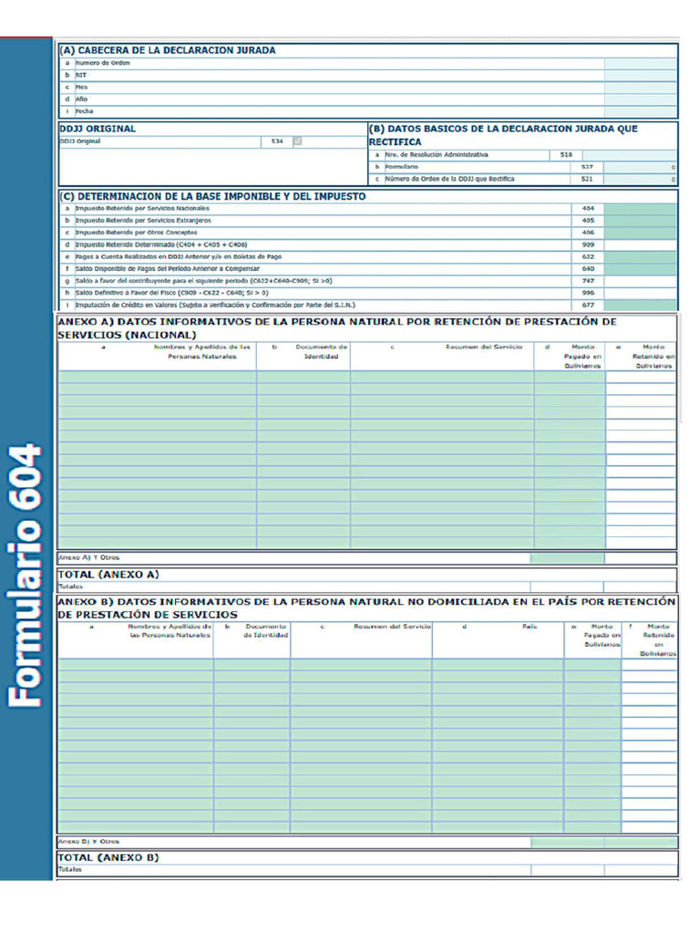 Formulario 604 - RC Iva | PDF