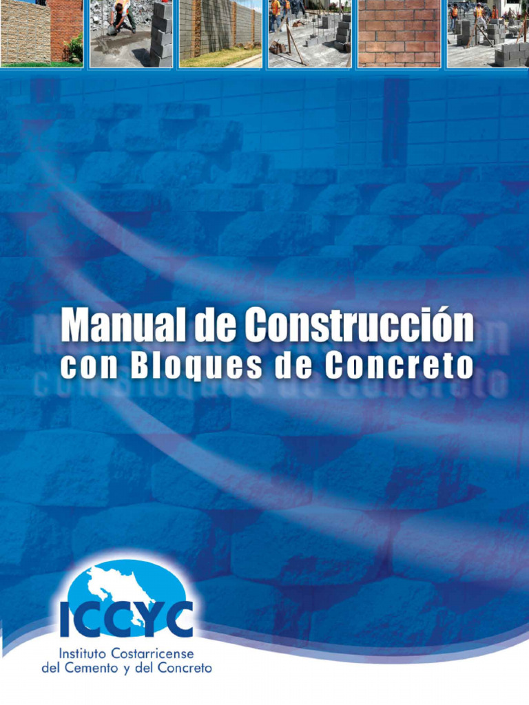Manual de Construccion Con Bloques de Concreto | PDF