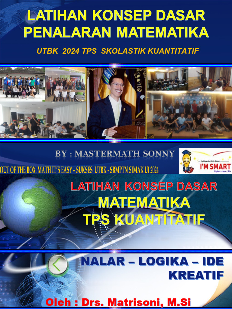 Konsep Dasar Math UTBK 2024 Terbaru | PDF