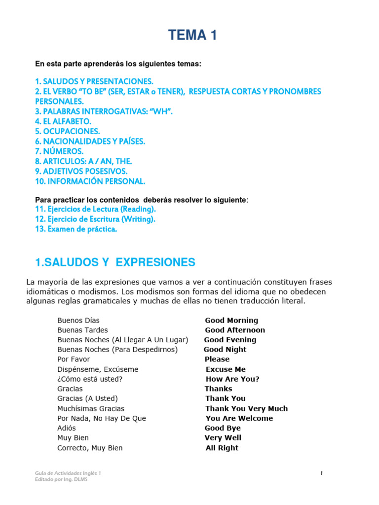 All A1 Themes | PDF | Artes del lenguaje y disciplina | Estudios de ...