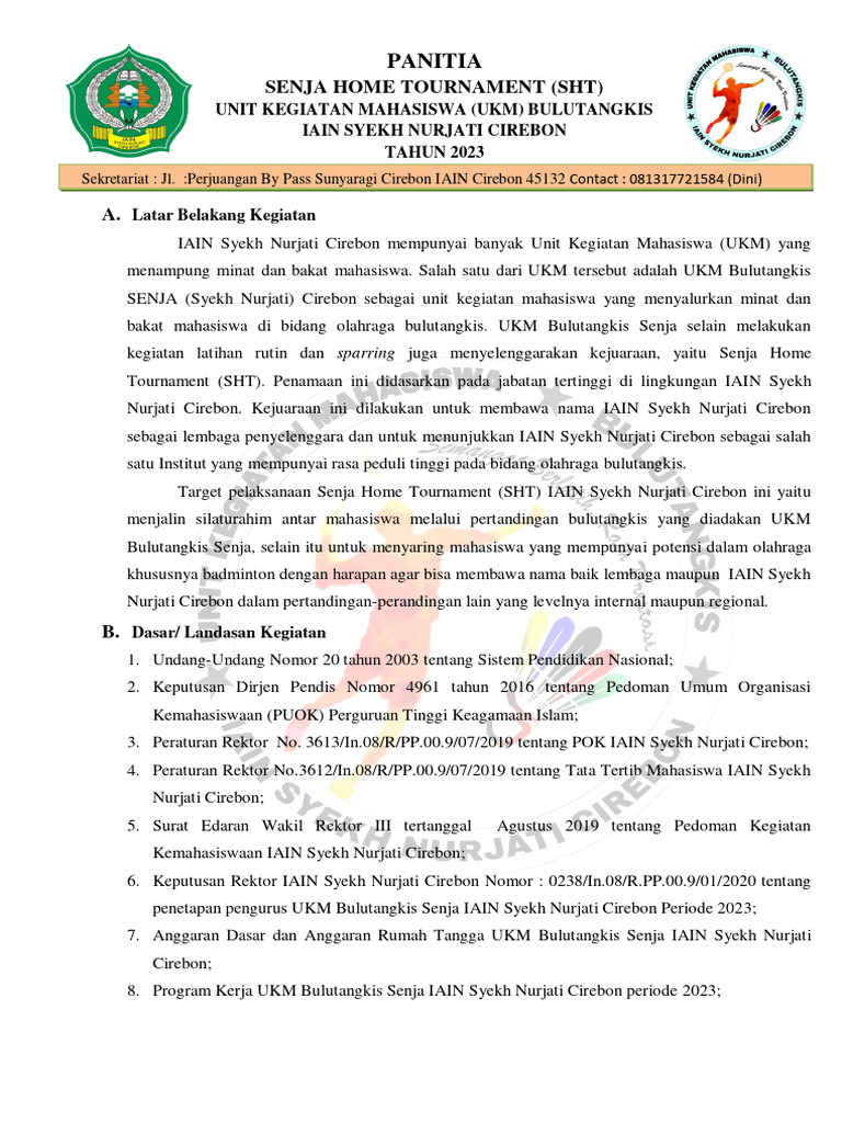 Proposal SHT SPONSOR1-2 | PDF