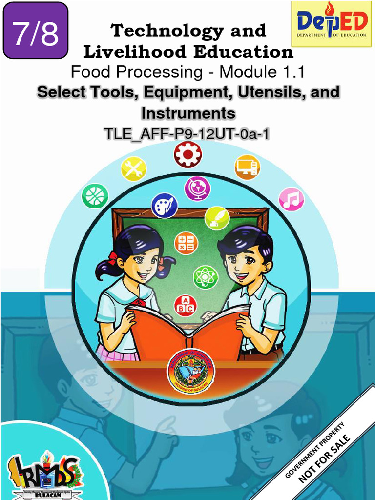 Edited Food Processing 7 - 8 Module 1.1 | PDF | Learning | Weighing Scale