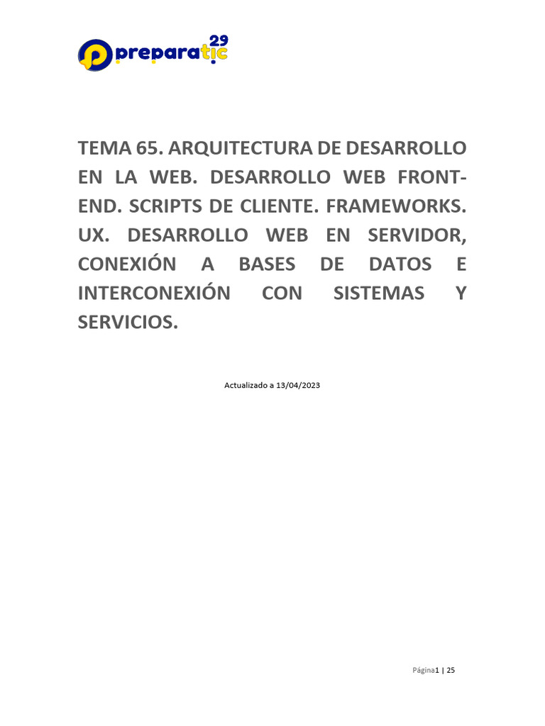 PreparaTIC - 29 - 065 - Resumen | Descargar gratis PDF | Computación en ...