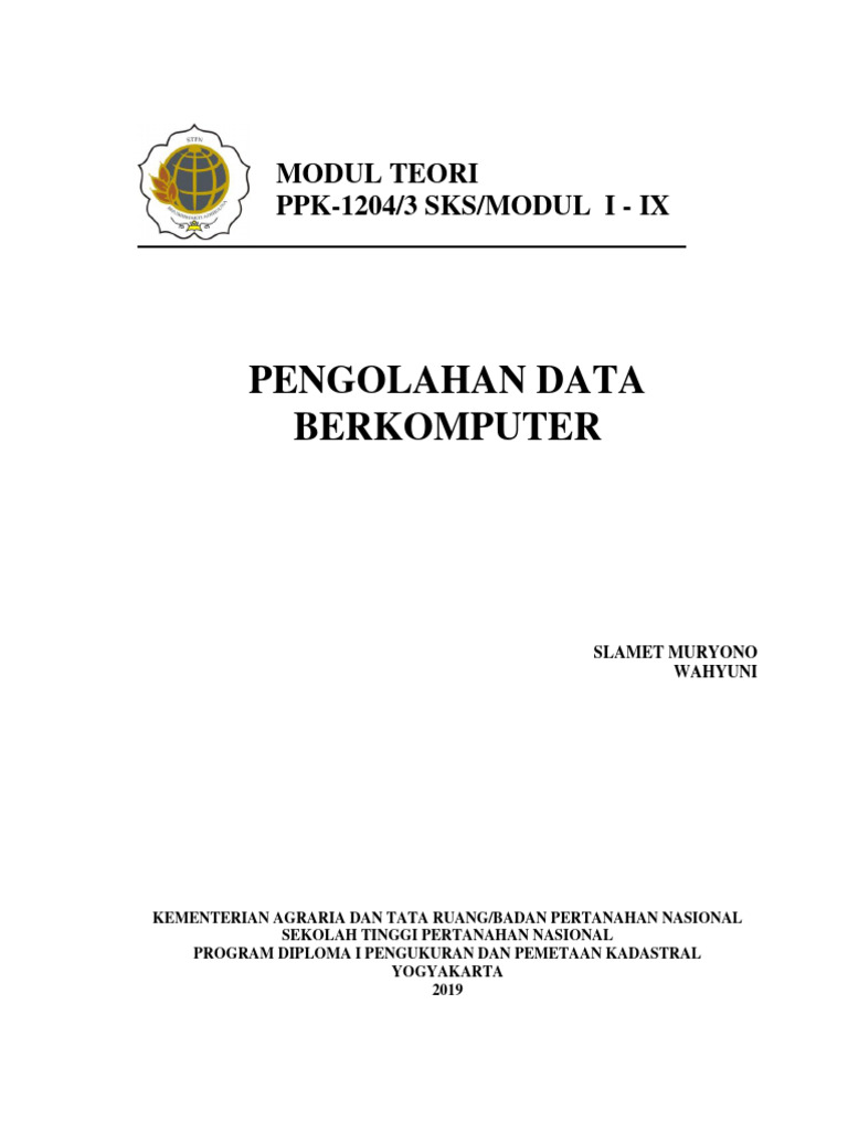 Modul Teori Semester 1 2019 PDB | PDF