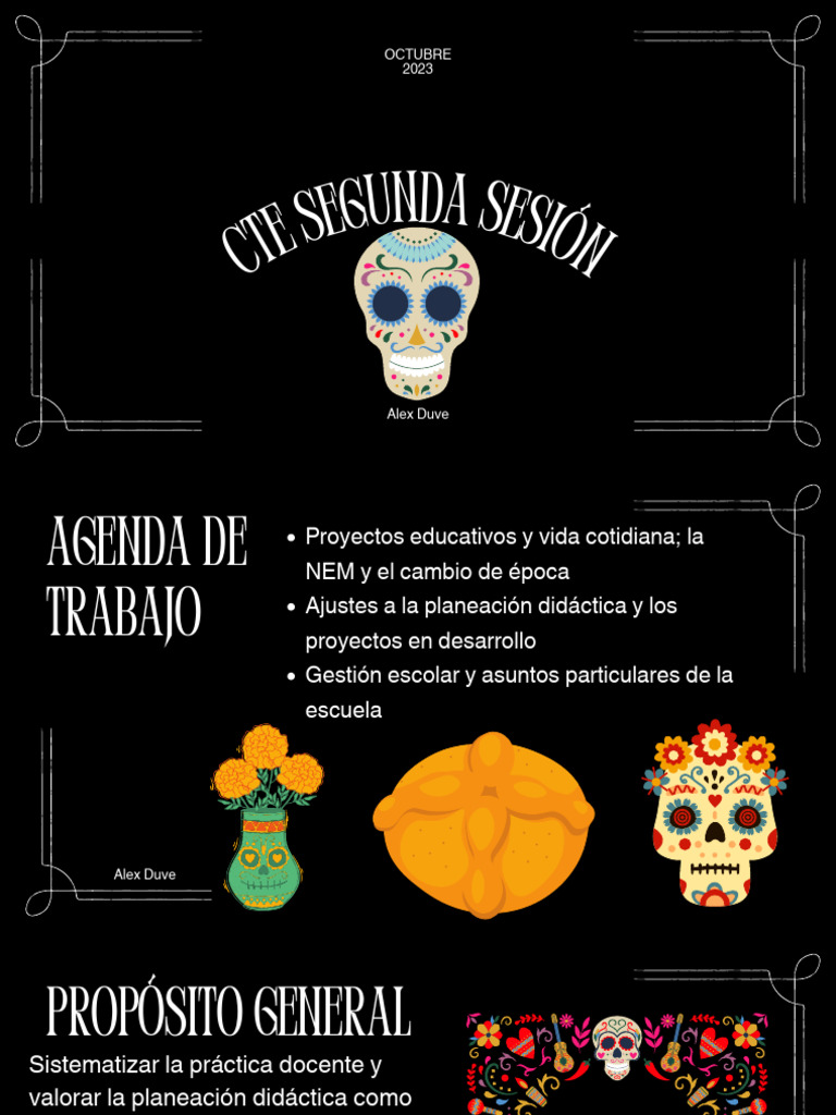 CTE 2 Sesion Presentacion Octubre 2023 | PDF | Plan de estudios | Enseñando