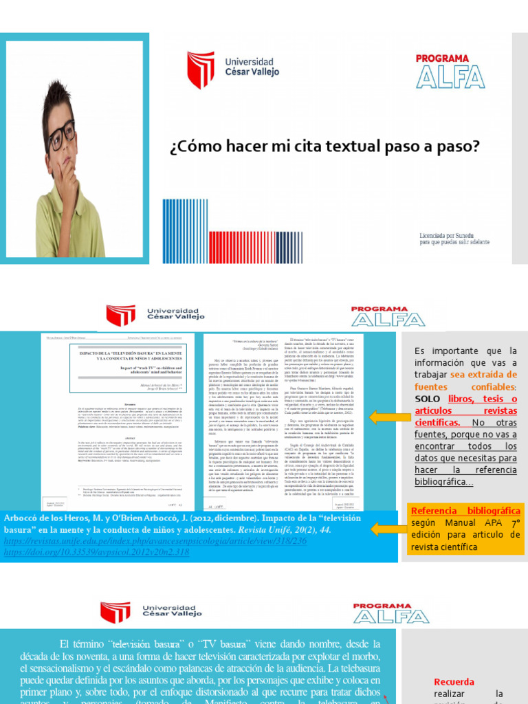 Guía para Citar Textos Según APA | PDF | Citación