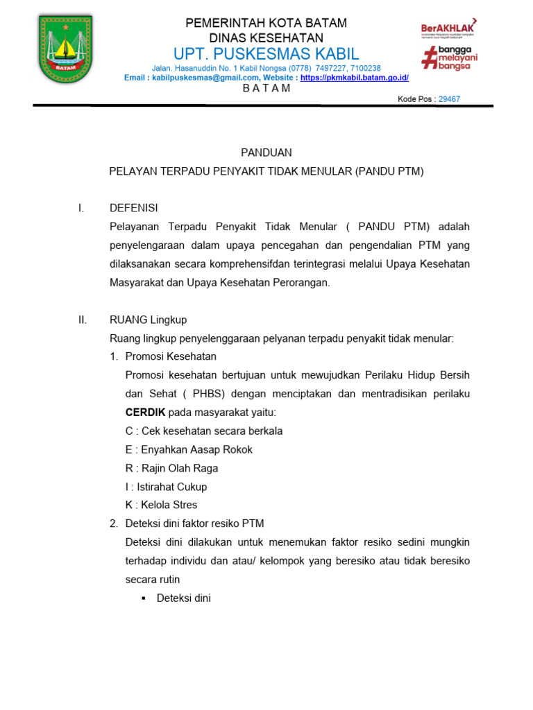 Panduan Pandu PTM | PDF