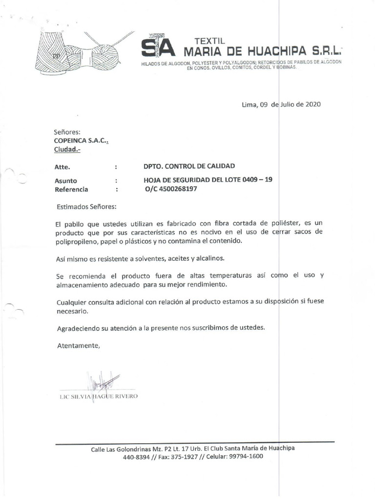 Hilo Deltex 412 | PDF