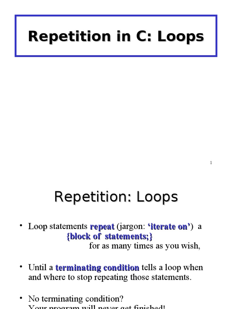 Looping | Download Free PDF | Control Flow | Computer Engineering