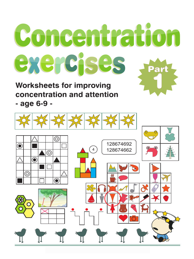 Concentration Exercises 1(6-9岁) | PDF Concentration Exercises 1(6-9岁) | PDF