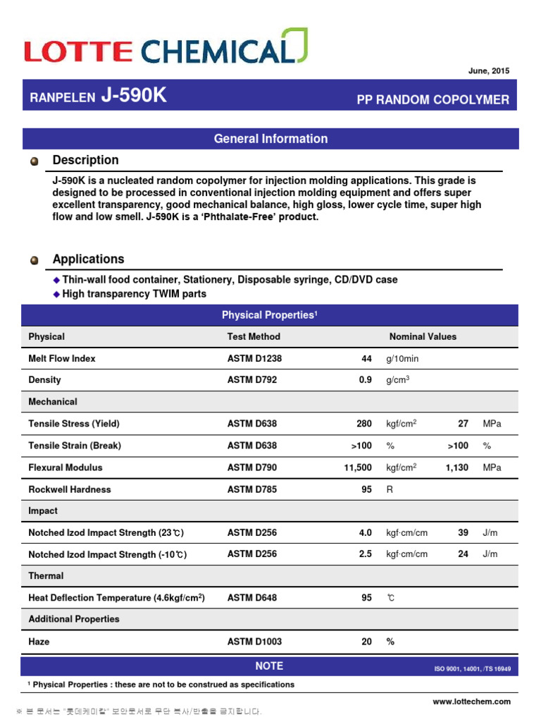 PP RANDOM Lotte - Ranpelen - J590K MI 44 | PDF