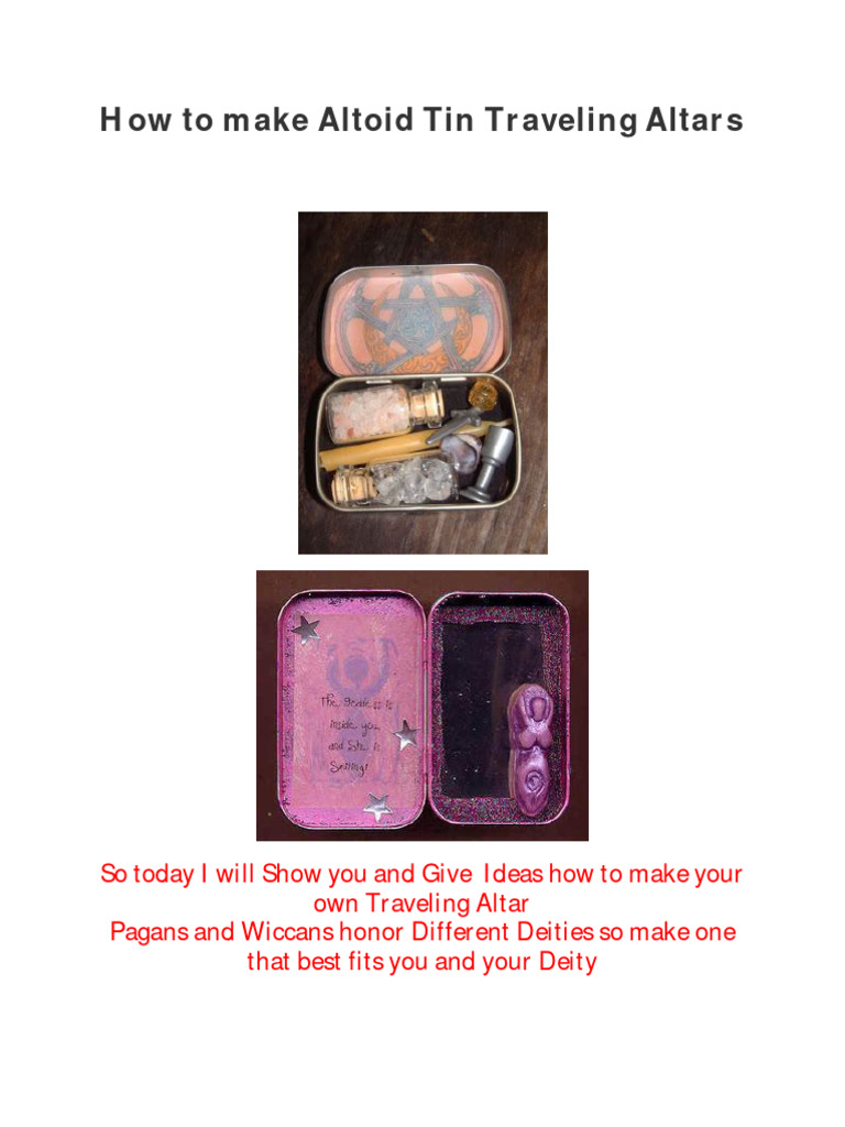 Make A Portable Altar | PDF | Altar