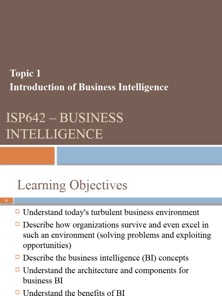Business Intelligence Basics | PDF | Business Intelligence | Analytics