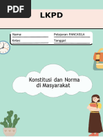 LKPD P.pancasila Kelas 4 - Aturan Di Lingkungan Sekitar | PDF