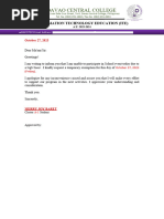 Circular Letter With Tear-Off Slip | PDF