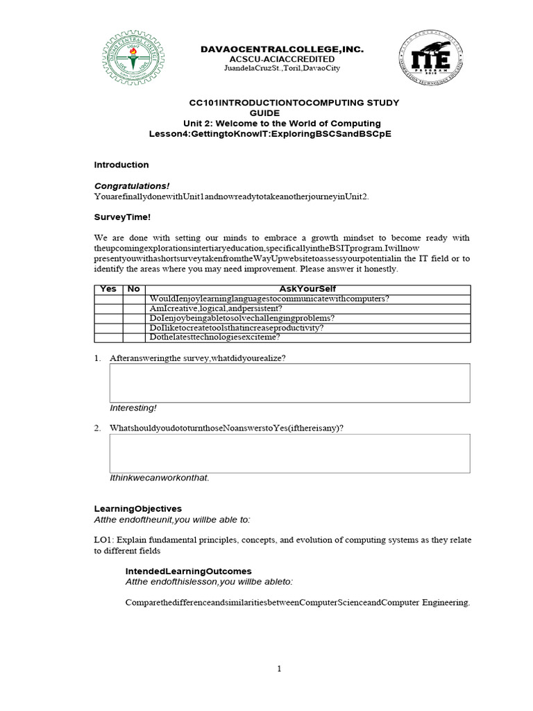 Lesson4 CC 101 SG 2023 | PDF | Software | Computing