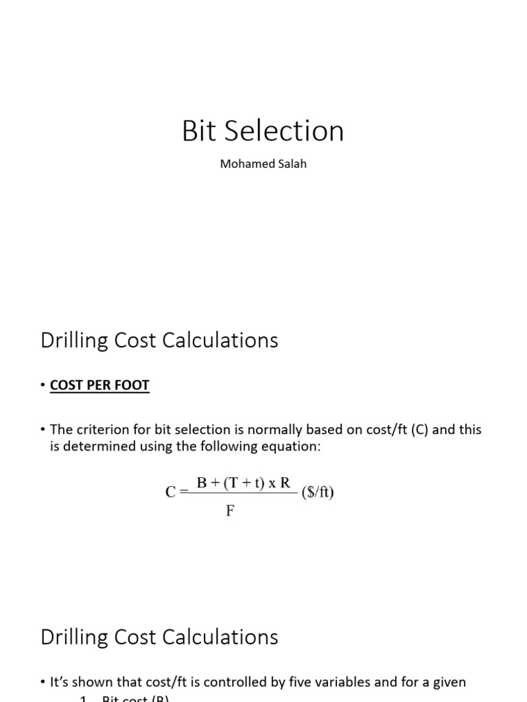 Bit Selection | PDF