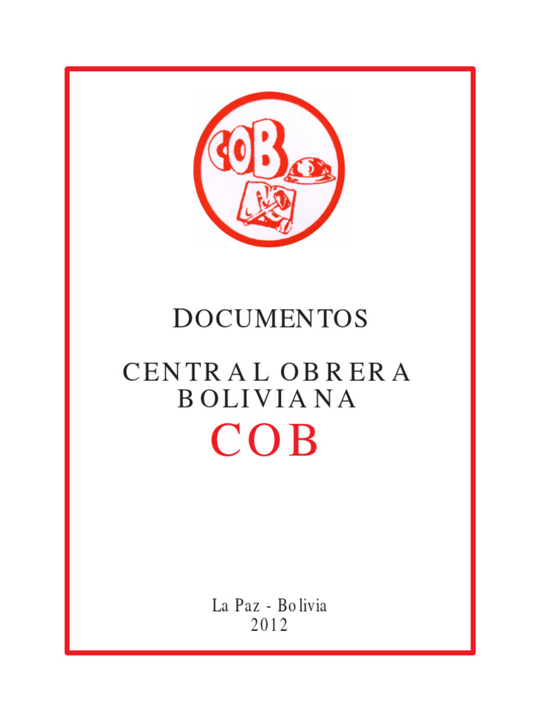 Documentos Cob | PDF | Bolívia | Economias