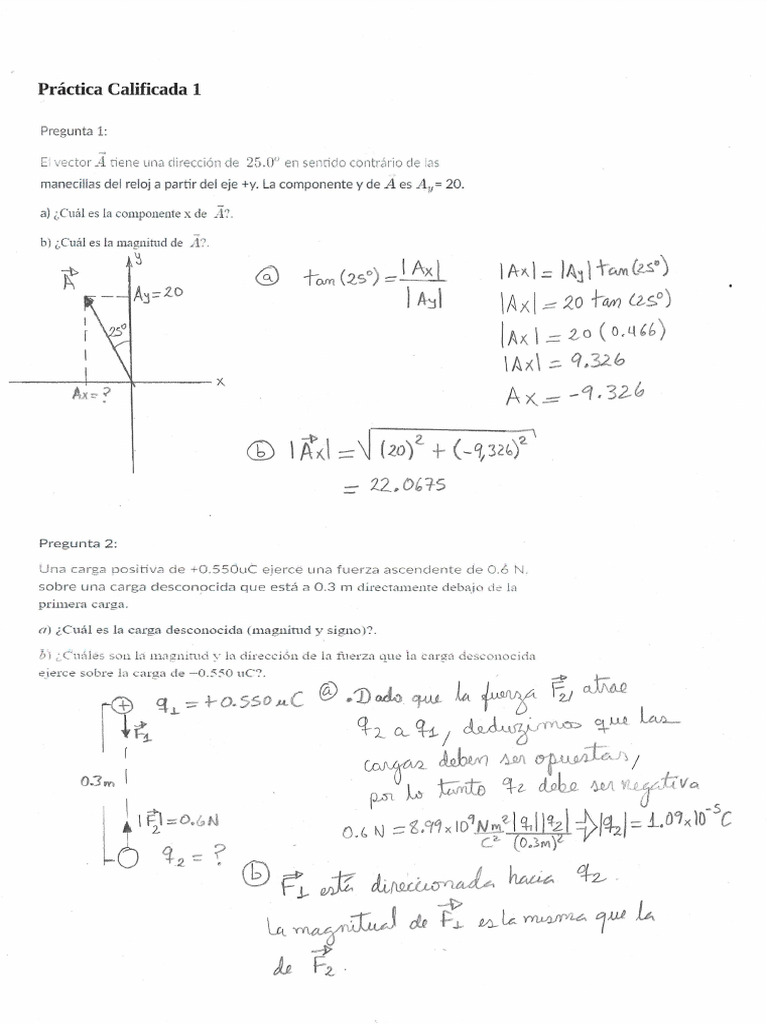 Solucionario PC1 | PDF