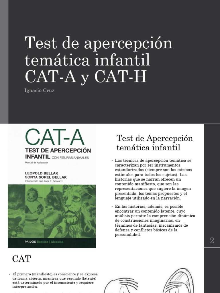 Test de Apercepción Temática Infantil | PDF | Relaciones personales ...