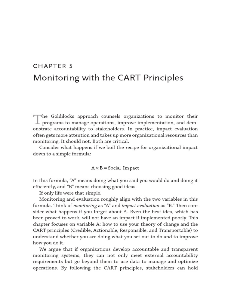 Monitoring With CART Principles | PDF