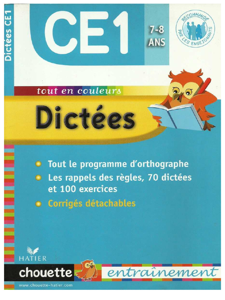 Francais Dictees Ce1 | PDF