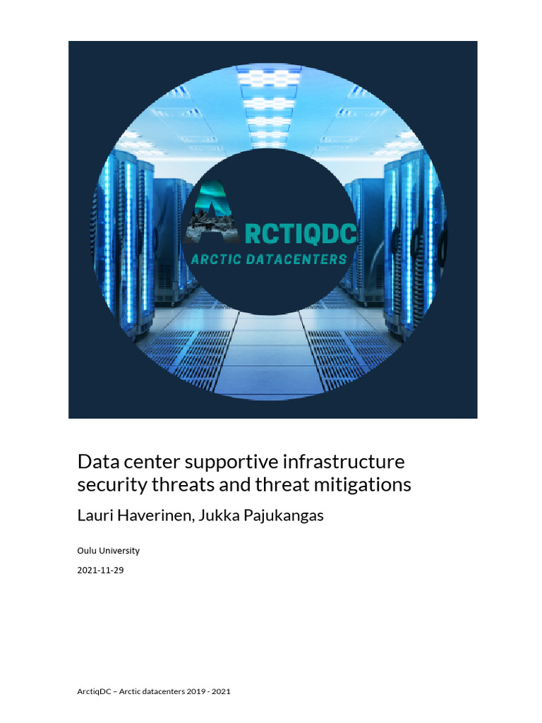 ArctiqDC Security Threats and Threat Mitigations - 0 | PDF | Data ... ArctiqDC Security Threats and Threat Mitigations - 0 | PDF | Data ...