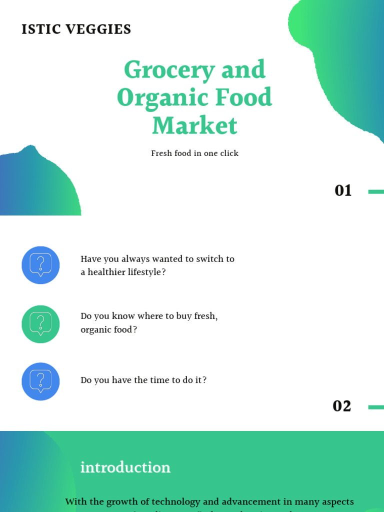 Grocery and Organic Food Market 1 | PDF | Retail | Grocery Store