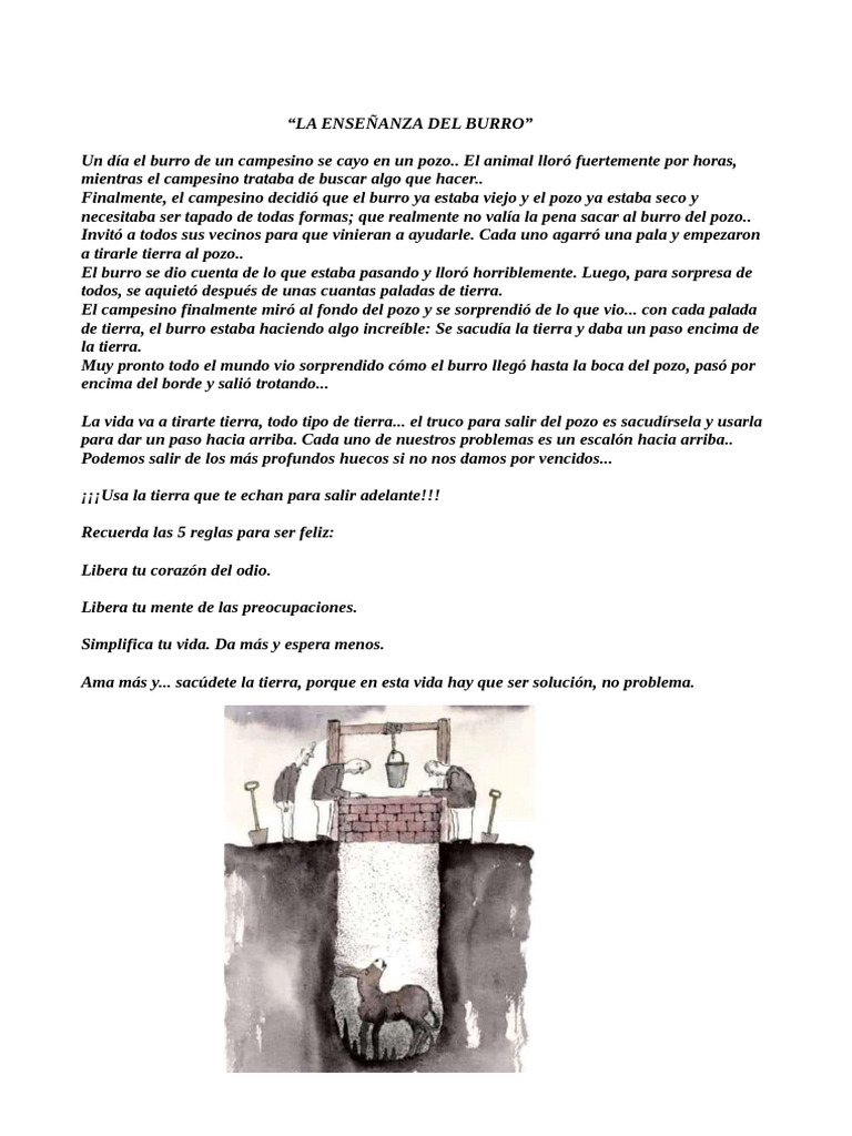 Enseñanza Del Burro | PDF