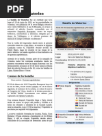 Mapas de las Guerras Napoleónicas | PDF | Batalla de waterloo | Napoleón