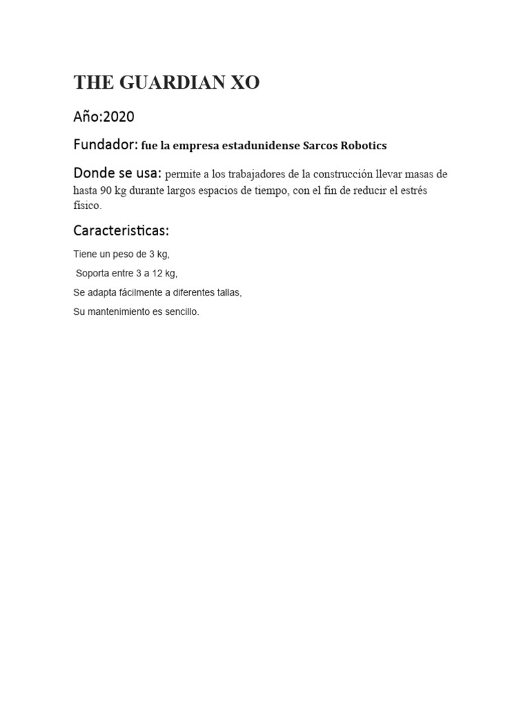 The Guardian Xo | PDF