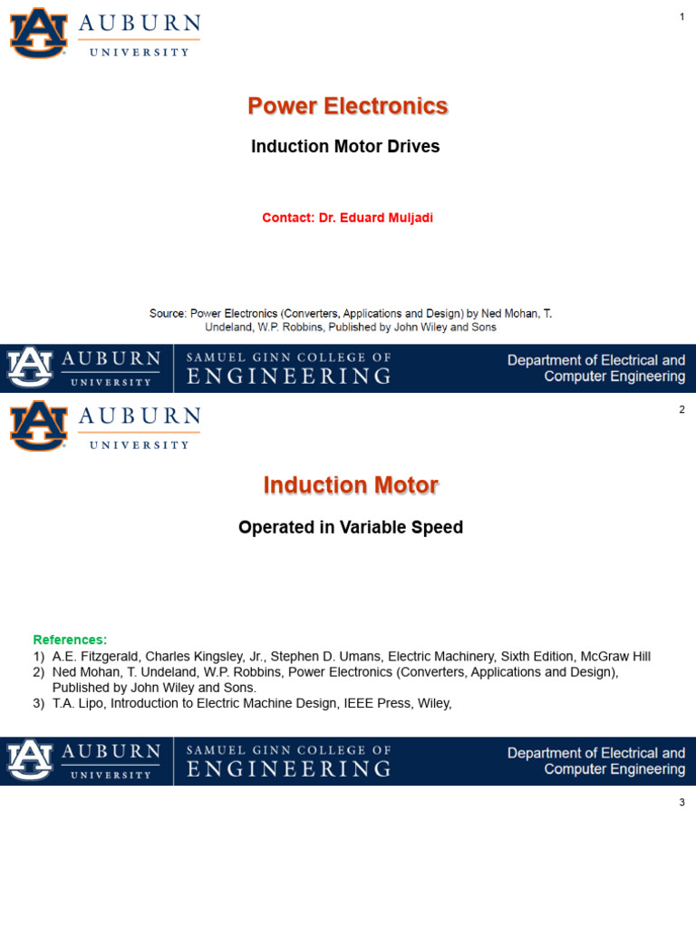 Induction Motor Drives - Ws - Ned Mohan | PDF | Electric Motor ...
