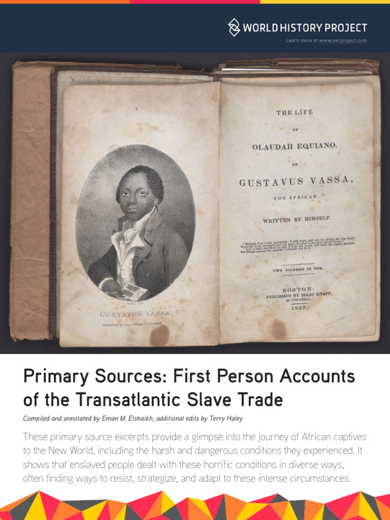 WHP 5-4-5 Read - Primary Sources - Transatlantic Slave Trade | PDF ...