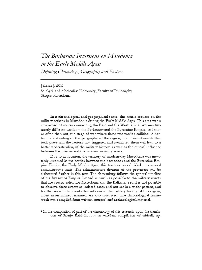 Jaric MHR | Download Free PDF | Justinian I | Byzantine Empire