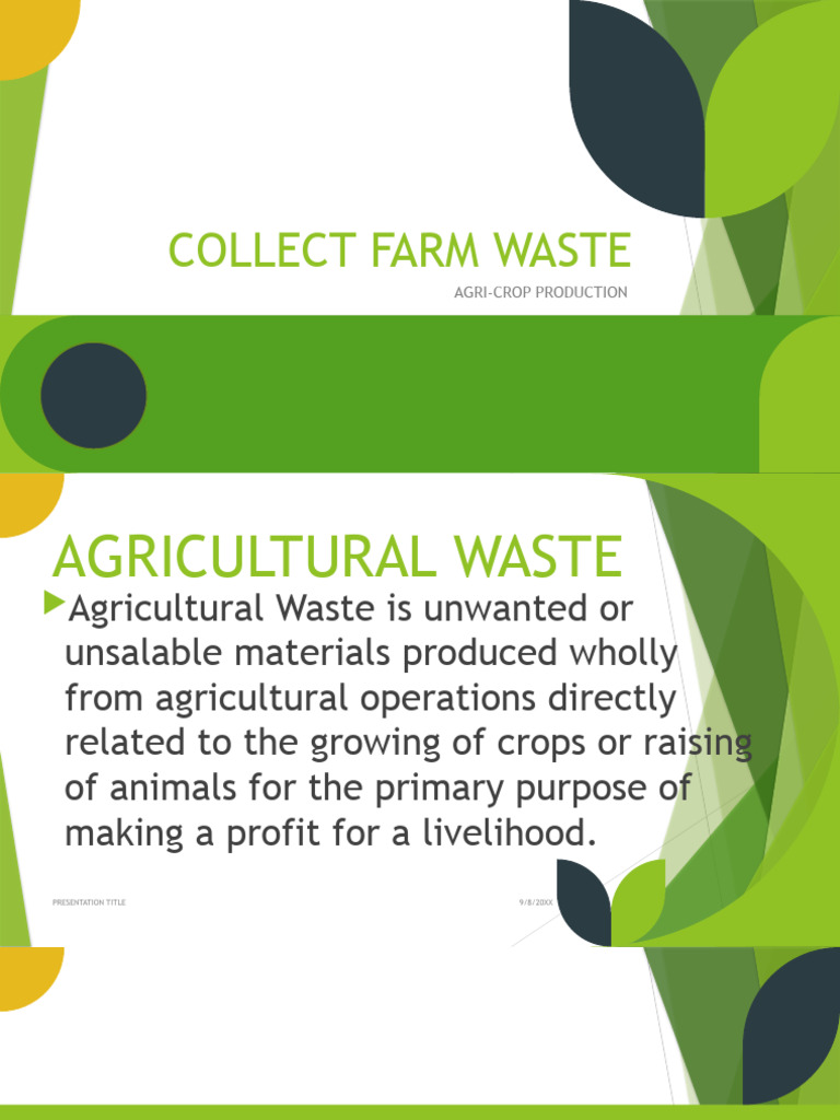 Collect Farm Waste | PDF | Business | Home & Garden