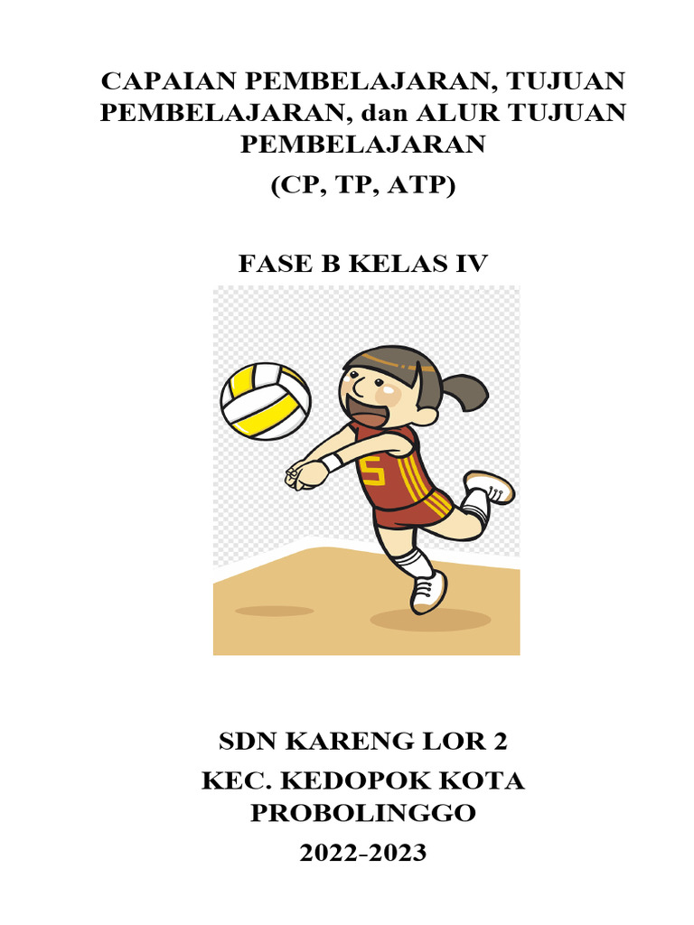 Cp-Tp-Atp Kelas 4 Pjok Kedopok | PDF