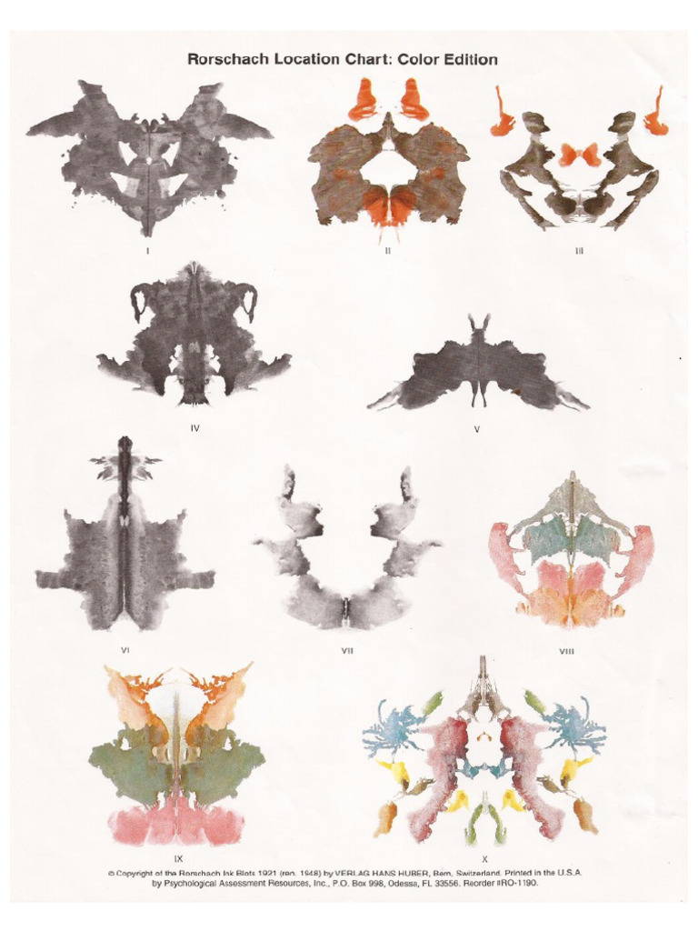 Localizaciones Rorschach | PDF