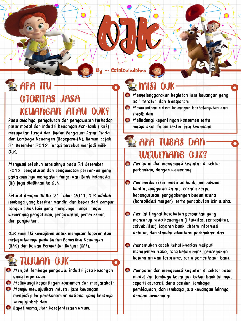 Ojk Otoritas Jasa Keuangan - Ekonomi by Catatanindahns | PDF