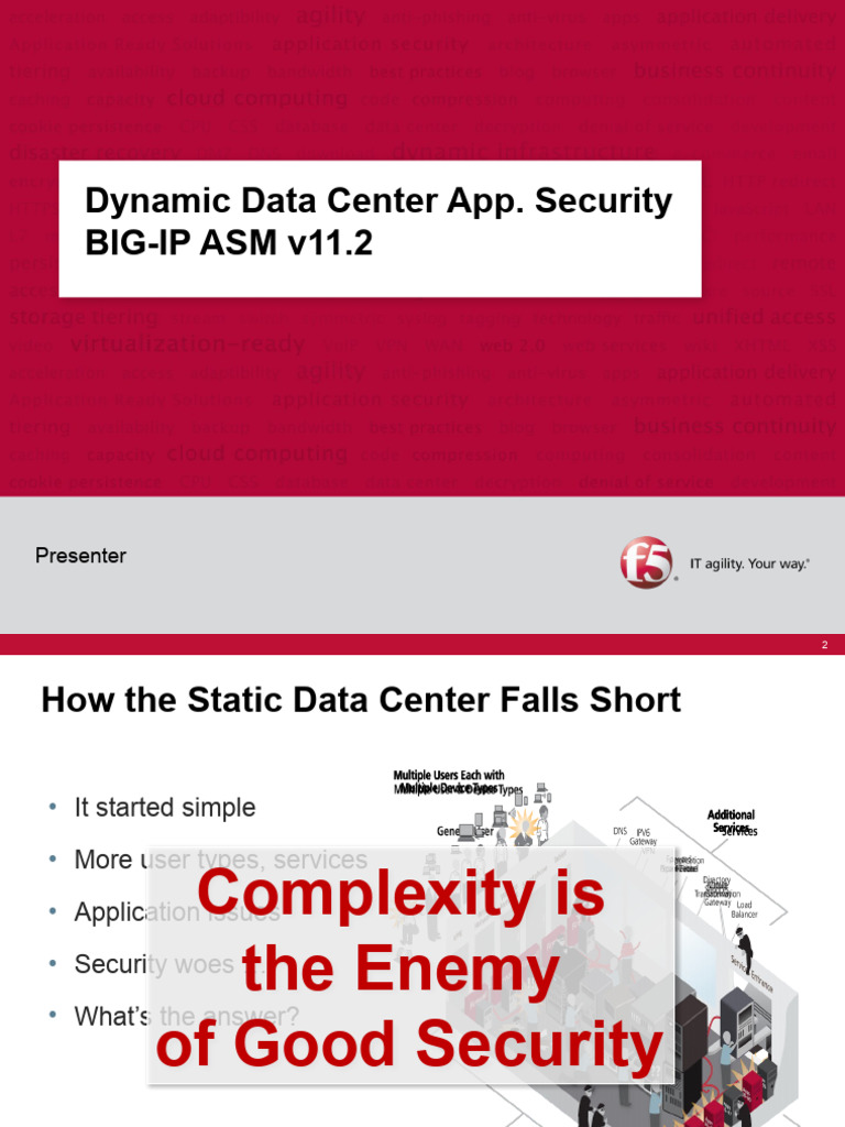 BIG-IP Application Security Manager v11.2 Customer Presentation | PDF