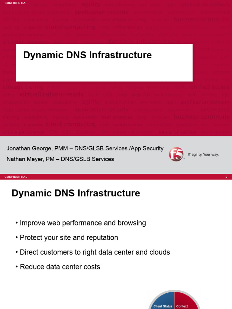Field Call Dynamic Dns Infrastructure V112 Slides Pdf Domain Name System Computer