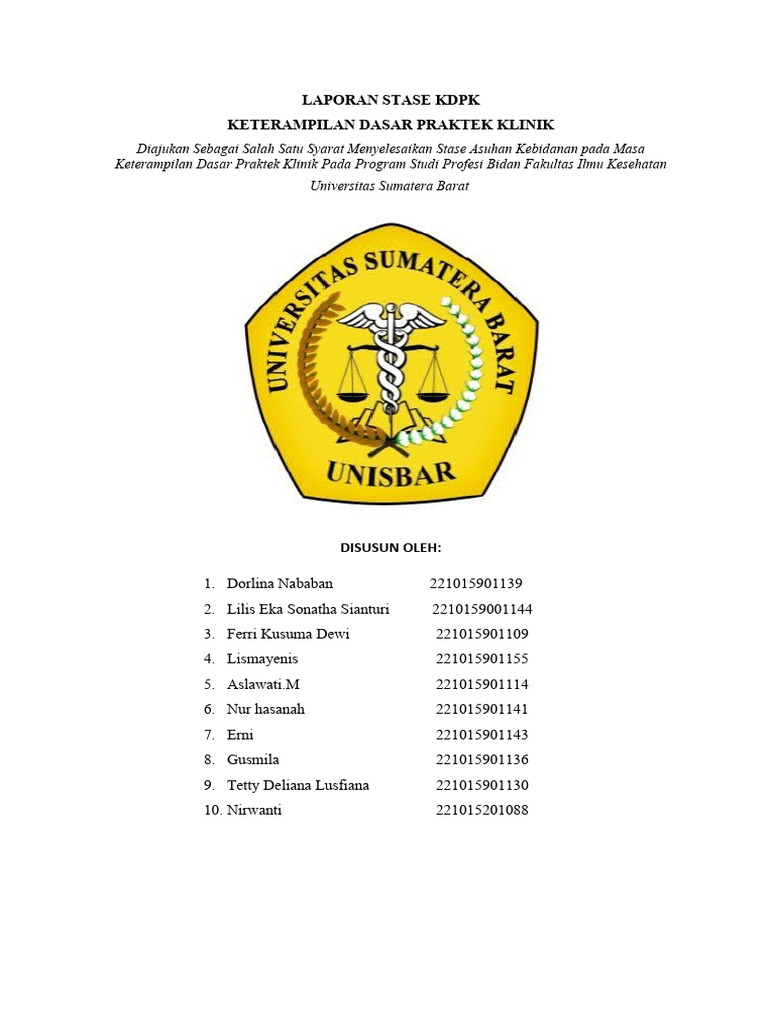 LAPORAN STASE ASUHAN KEBIDANAN KDPK - KELOMPOK Baru | PDF