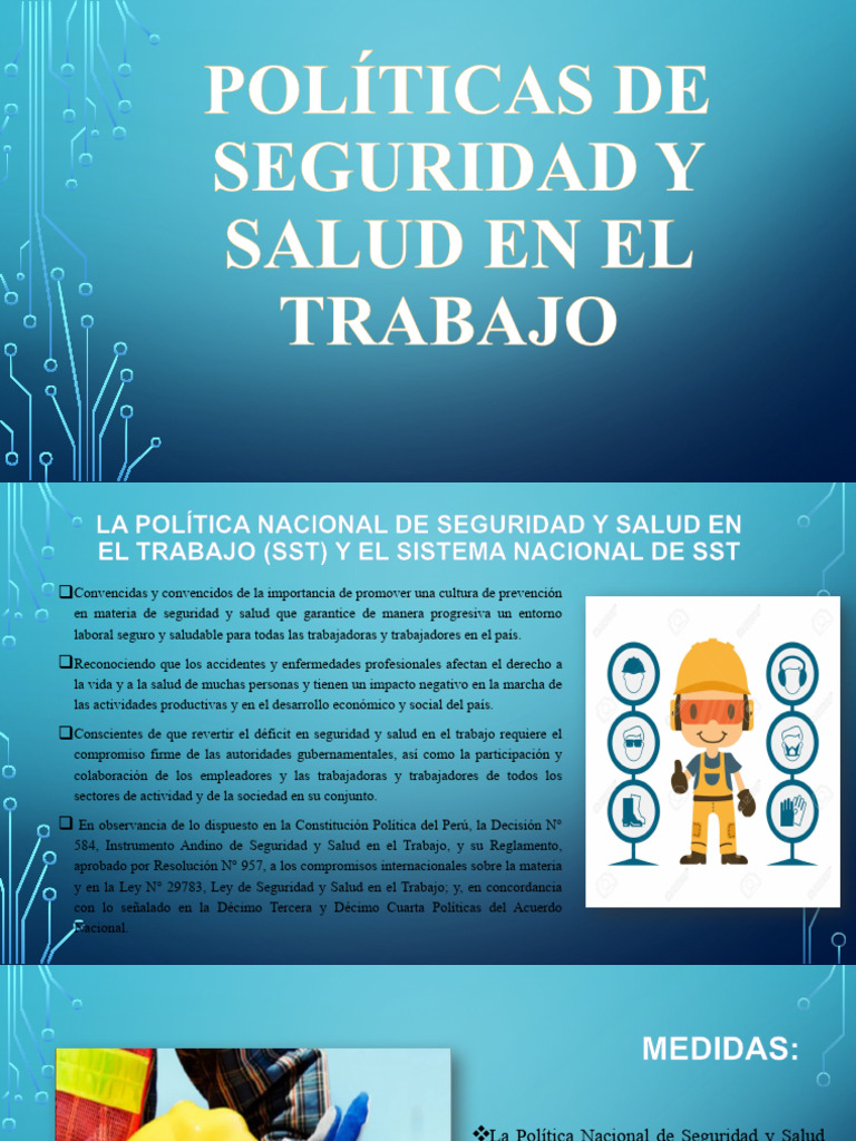 Políticas de Seguridad y Salud en El Trabajo | PDF