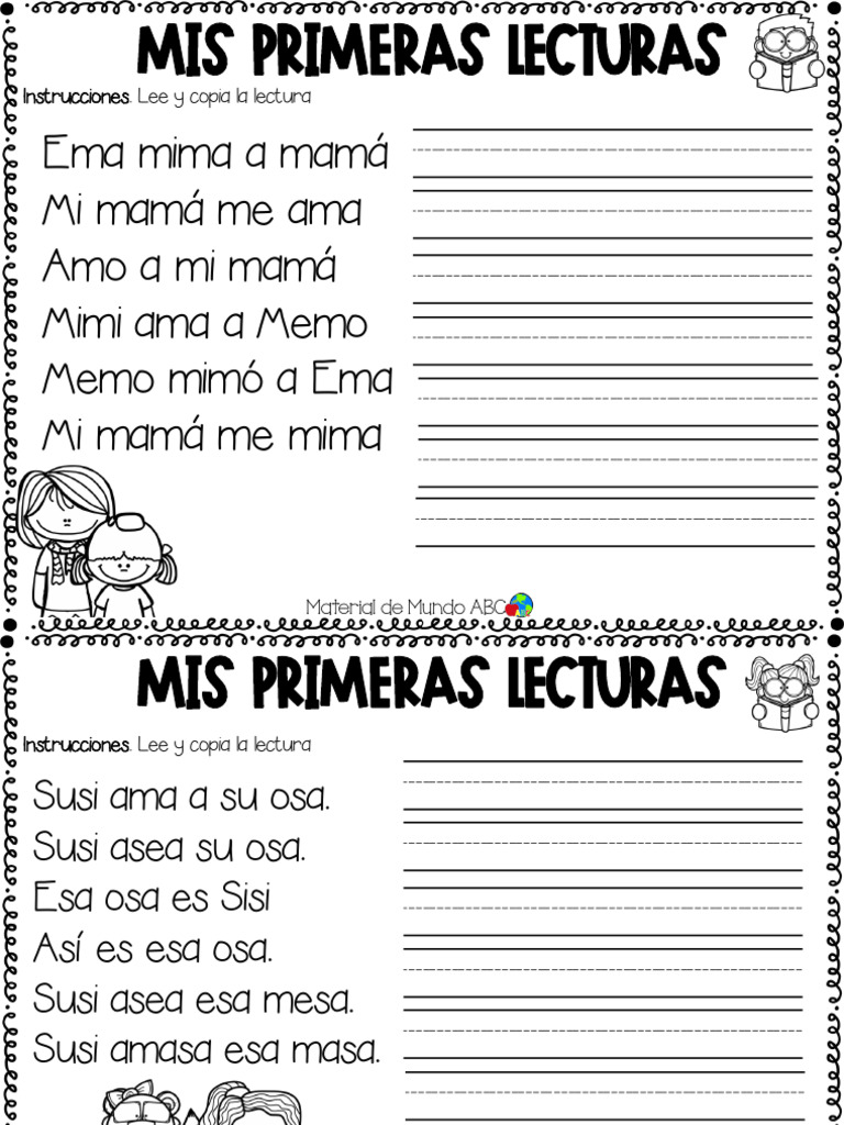 Mis Primeras Lecturas - Lee y Escribe | PDF
