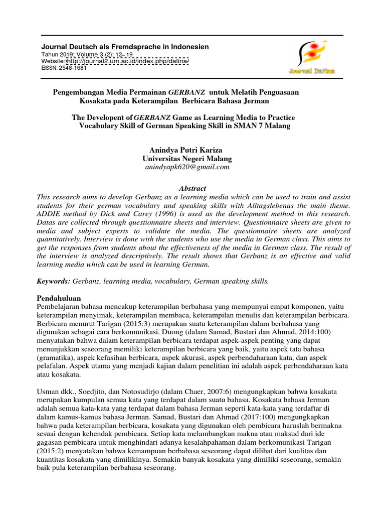 1 PB | PDF | Karier & Perkembangan